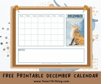 December Calendar Page | Free Homeschool Deals