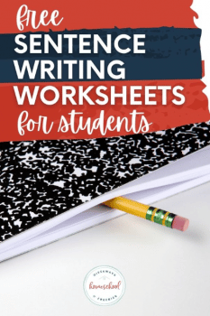 Sentence Writing Worksheets | Free Homeschool Deals
