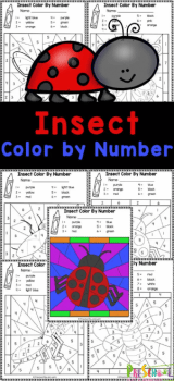 Insect Color by Number | Free Homeschool Deals