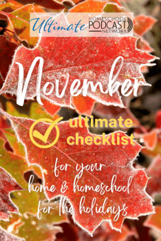 November Checklist | Free Homeschool Deals