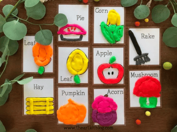 Fall Playdough Mats | Free Homeschool Deals