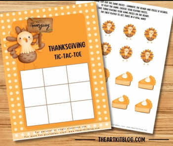 Thanksgiving Tic Tac Toe | Free Homeschool Deals