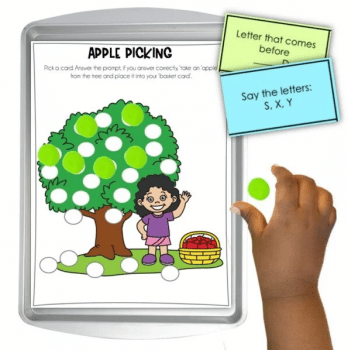 Apple Letter Picking | Free Homeschool Deals