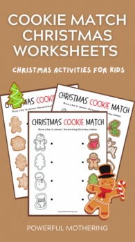 Christmas Cookie Matching Activity | Free Homeschool Deals