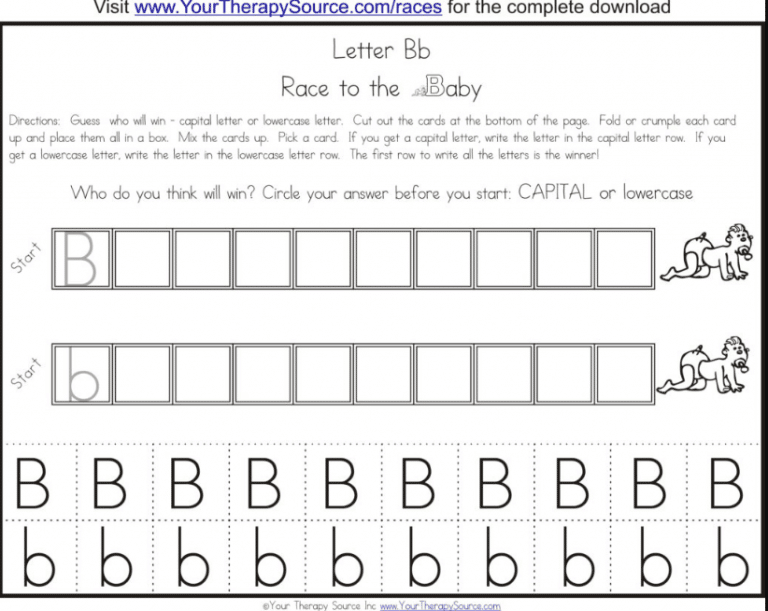 Letter B Activity | Free Homeschool Deals
