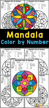 Mandala Color by Number | Free Homeschool Deals