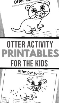 Otter Activity Pages | Free Homeschool Deals