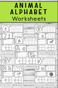 Animal Alphabet Worksheets | Free Homeschool Deals