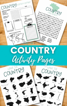 Country Activity Pages | Free Homeschool Deals