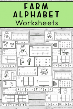 Farm Alphabet Worksheets | Free Homeschool Deals