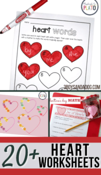 Heart Worksheets | Free Homeschool Deals