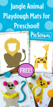 Jungle Animal Playdough Mats | Free Homeschool Deals