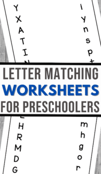 Letter Matching Worksheets | Free Homeschool Deals