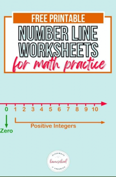 Number Line Math Worksheets | Free Homeschool Deals