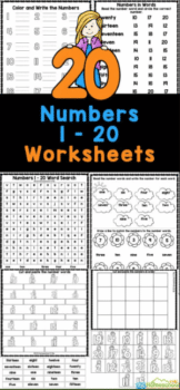 Number Worksheets 1-20 | Free Homeschool Deals