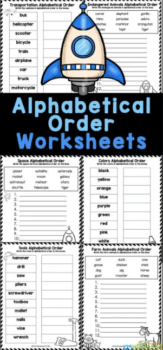 Alphabetical Order Worksheets | Free Homeschool Deals