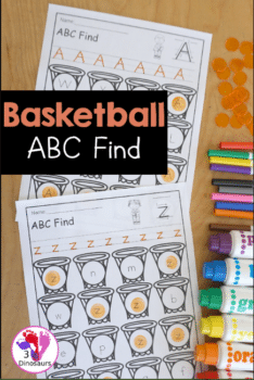 Basketball ABC Find | Free Homeschool Deals
