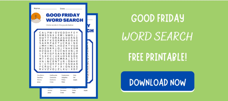 Good Friday Word Search | Free Homeschool Deals