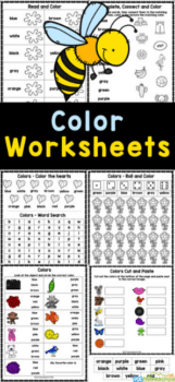 Color Learning Worksheets | Free Homeschool Deals