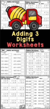 Three Digit Addition Worksheets | Free Homeschool Deals