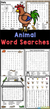 Animal Word Search Worksheet | Free Homeschool Deals