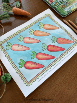 Carrot Coloring Page | Free Homeschool Deals