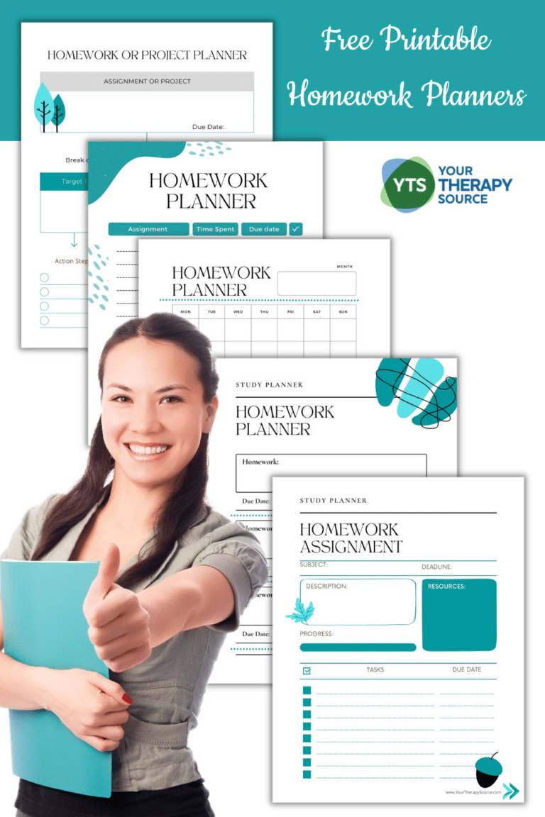 Homework Planner Printable Pack | Free Homeschool Deals