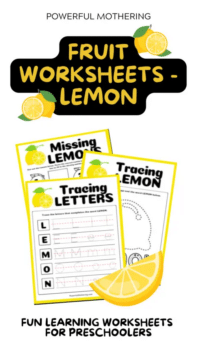 Lemon Activity Worksheets | Free Homeschool Deals