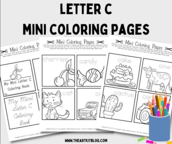 Letter C Mini Coloring Pages | Free Homeschool Deals