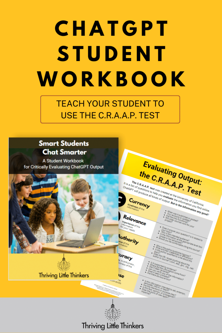 Smart Students Chat Smarter: A Student Workbook for Evaluating ChatGPT ...