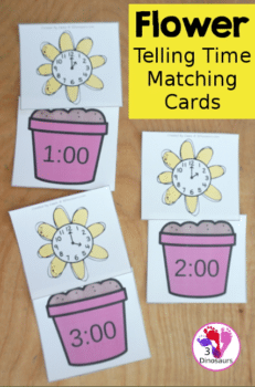 Flower Time Telling | Free Homeschool Deals