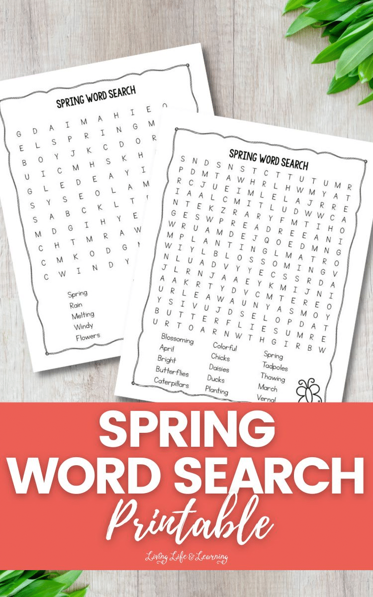 Spring Themed Word Search | Free Homeschool Deals