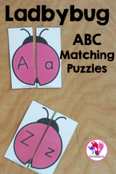 Ladybug ABC Matching Puzzles | Free Homeschool Deals