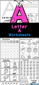 Letter A Worksheets | Free Homeschool Deals