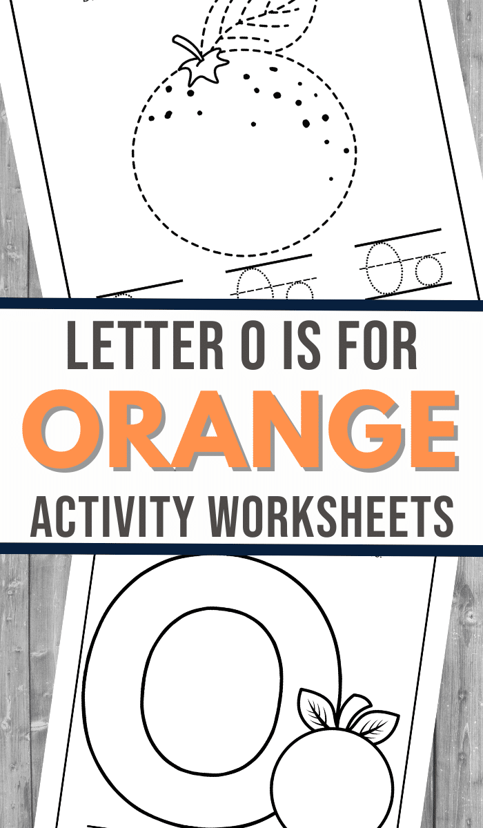 O is For Orange Worksheets | Free Homeschool Deals