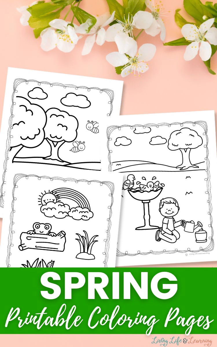 Spring Themed Coloring Pages | Free Homeschool Deals