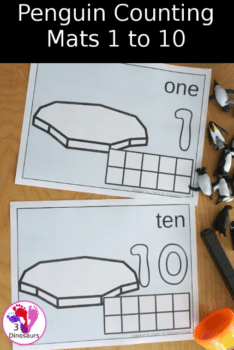 Penguin Counting Mats | Free Homeschool Deals
