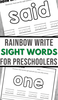 Rainbow Sight Words | Free Homeschool Deals