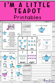 I'm A Little Teapot Activity Worksheets | Free Homeschool Deals