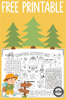 Camping Activity Worksheet | Free Homeschool Deals