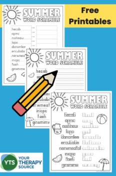 Summer Word Scramble | Free Homeschool Deals