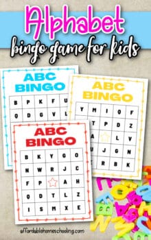 Alphabet Bingo Game | Free Homeschool Deals