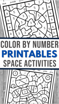 Space Color by Number | Free Homeschool Deals