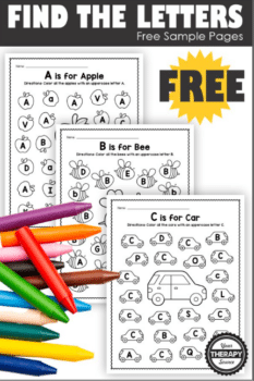 Color the Letters Pages | Free Homeschool Deals