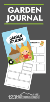 Garden Journal Pages | Free Homeschool Deals