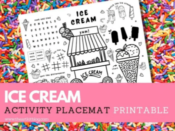 Ice Cream Activity Mat | Free Homeschool Deals