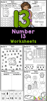 Number Thirteen Worksheets | Free Homeschool Deals