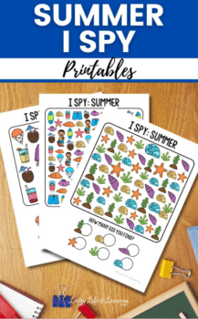 Summer I Spy | Free Homeschool Deals