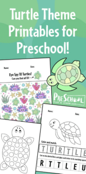 Turtle Preschool Printables | Free Homeschool Deals