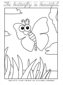 Beautiful Butterfly Cursive | Free Homeschool Deals